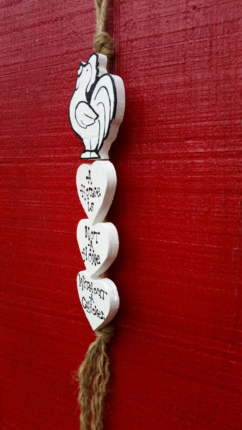 Chicken Sign house is Not a Home Country Chicken | Etsy