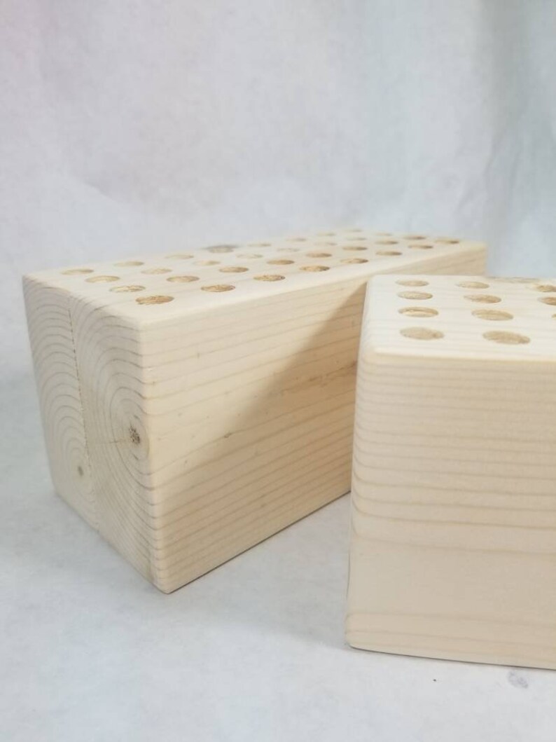 Unfinished Pencil Holders 6 Pack Blocks Save w/ Friends | Etsy