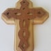 Overlay Cross Wall Hanging, Wood Cross, Poplar With Fruitwood Stain ...