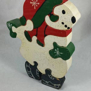 Snowman, Puzzle, Christmas Decor, Snowman Puzzle, Holiday Toy ...