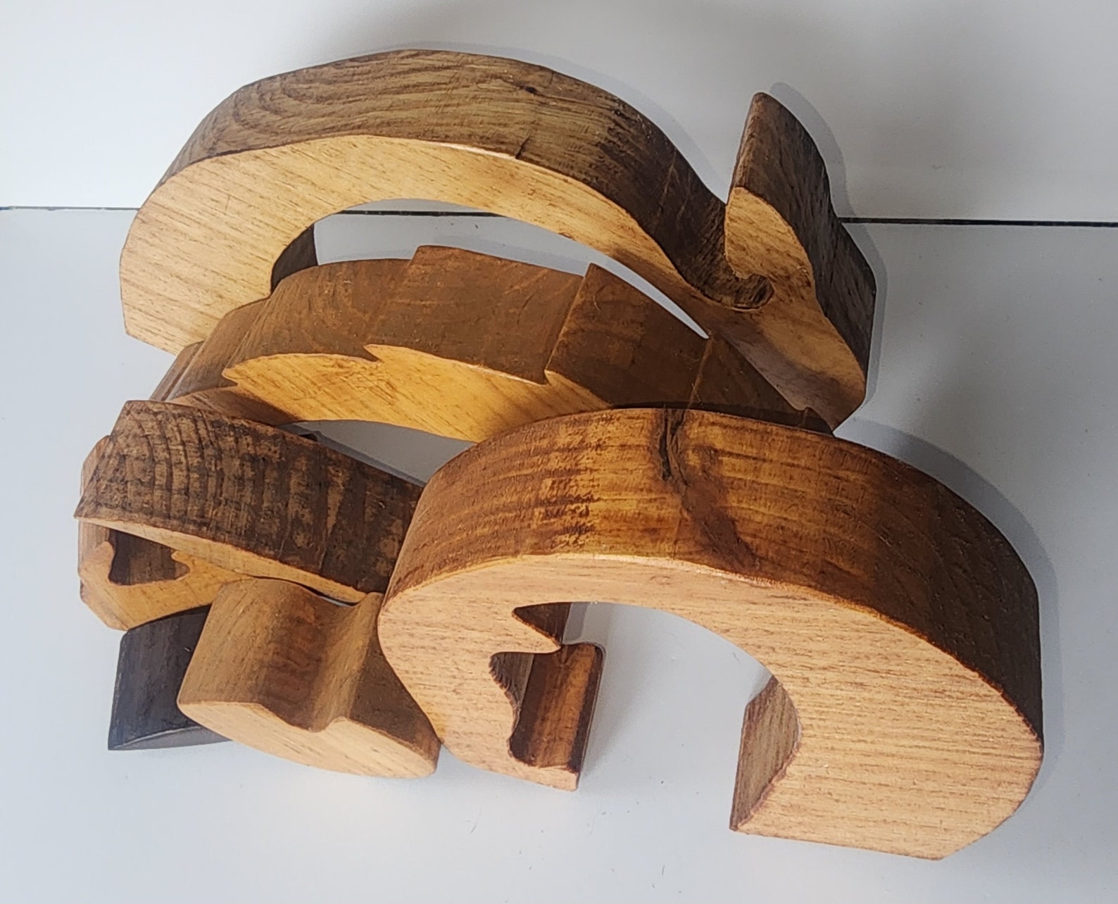 Artsy Horsehead Puzzle, Equine Decor, Shelf Art, Wooden Horse Sculpture ...