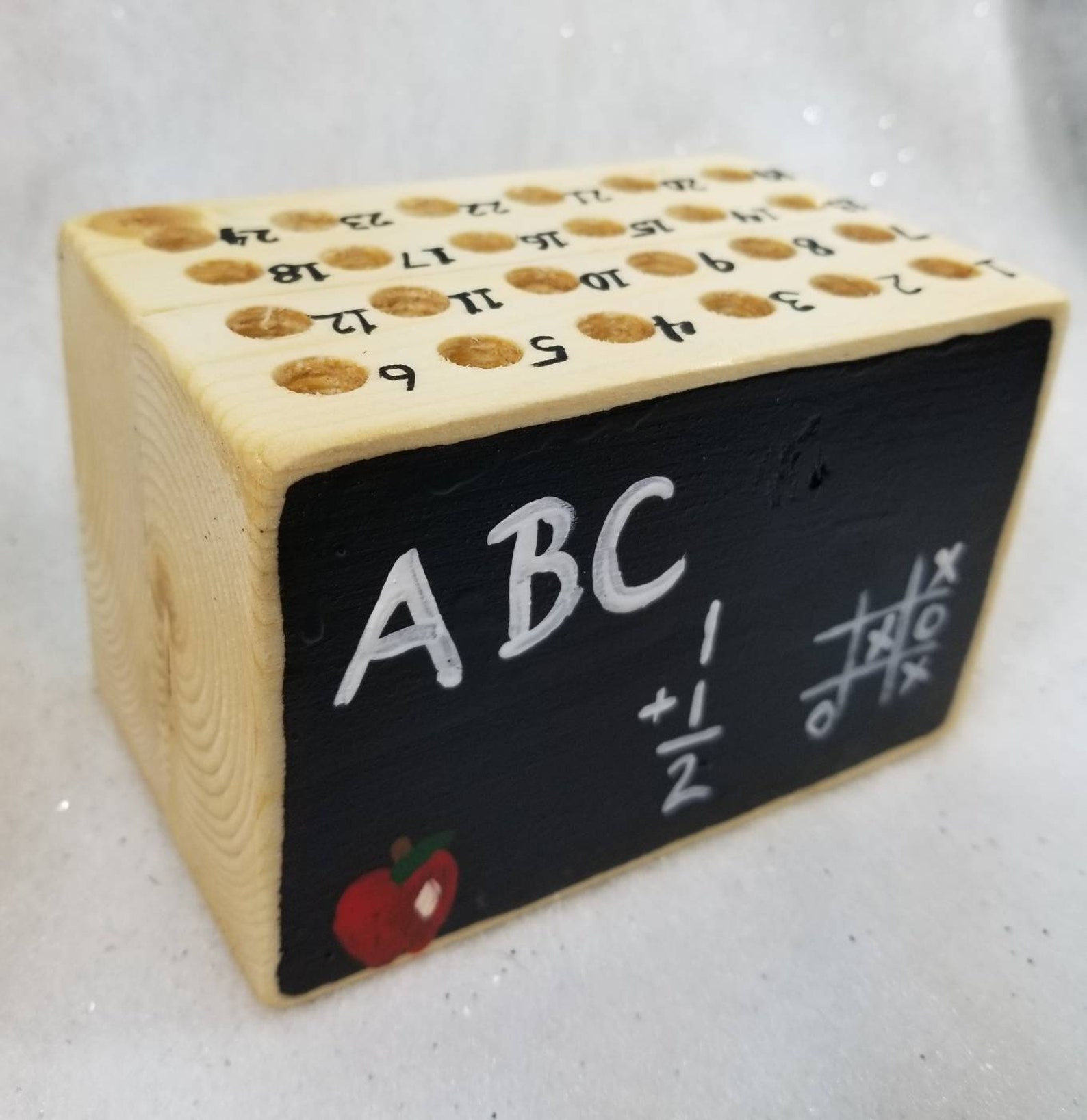 Stylus Holder Classroom Tablet Pen Block Sharpie Desk Block | Etsy