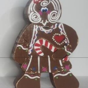 Gingerbread House, Gingerbread Man, Puzzles, Wood Decor, Holiday ...