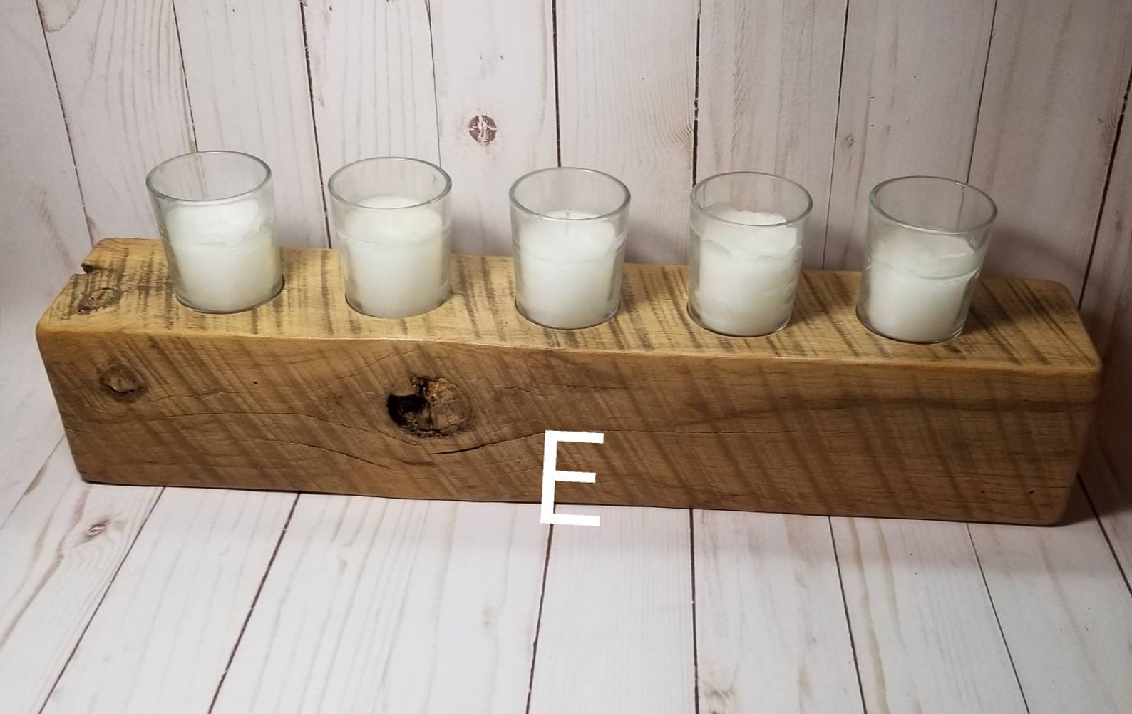 Barn Wood Candle Block, Vintage Barn Timber Decor, Candle Holder ...