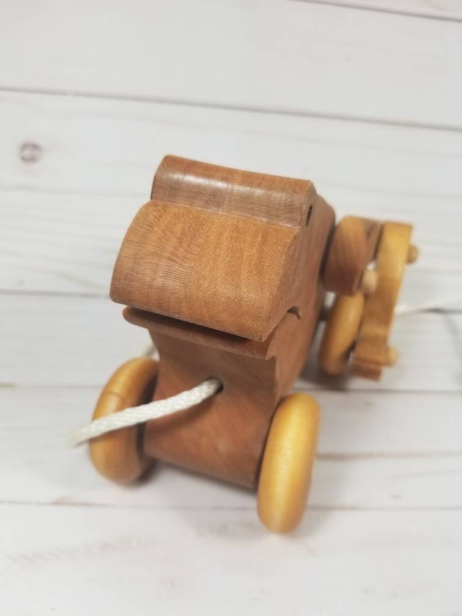 Hopping Frog, Push Toy, Rolling Toy, Nursery Decor, Baby Shower Gift ...