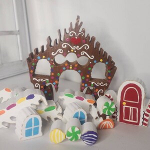 Gingerbread House, Gingerbread Man, Puzzles, Wood Decor, Holiday ...