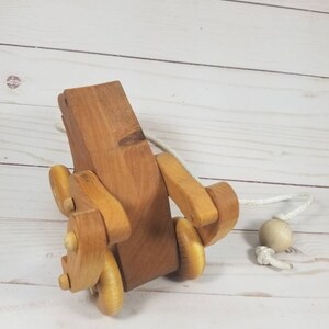 Hopping Frog, Push Toy, Rolling Toy, Nursery Decor, Baby Shower Gift ...