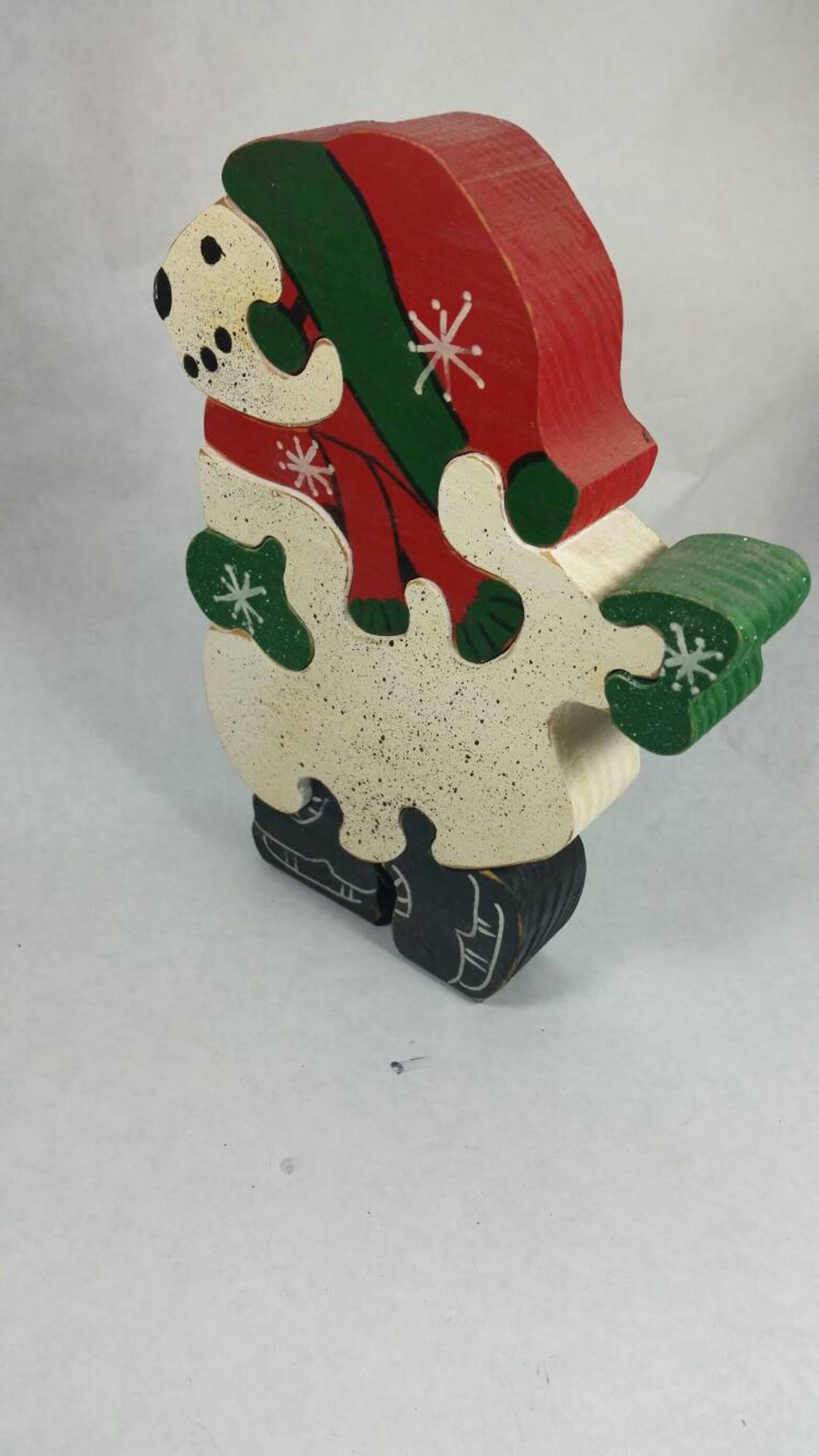 Snowman, Puzzle, Christmas Decor, Snowman Puzzle, Holiday Toy ...