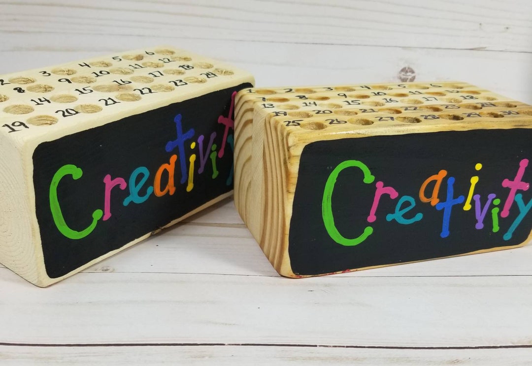 Stylus Holder, Classroom Tablet Pen Block, Sharpie Desk Block, Fat ...