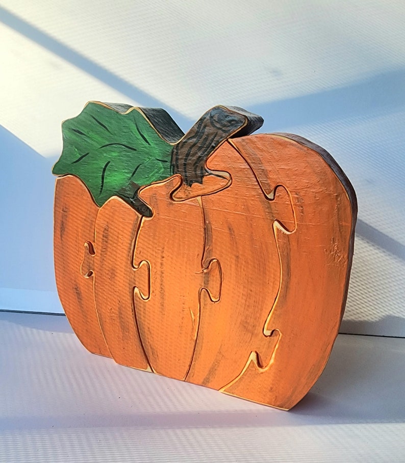 Pumpkin Puzzle, White Pumpkin, Host Gift, Seasonal Decor, Conversation ...