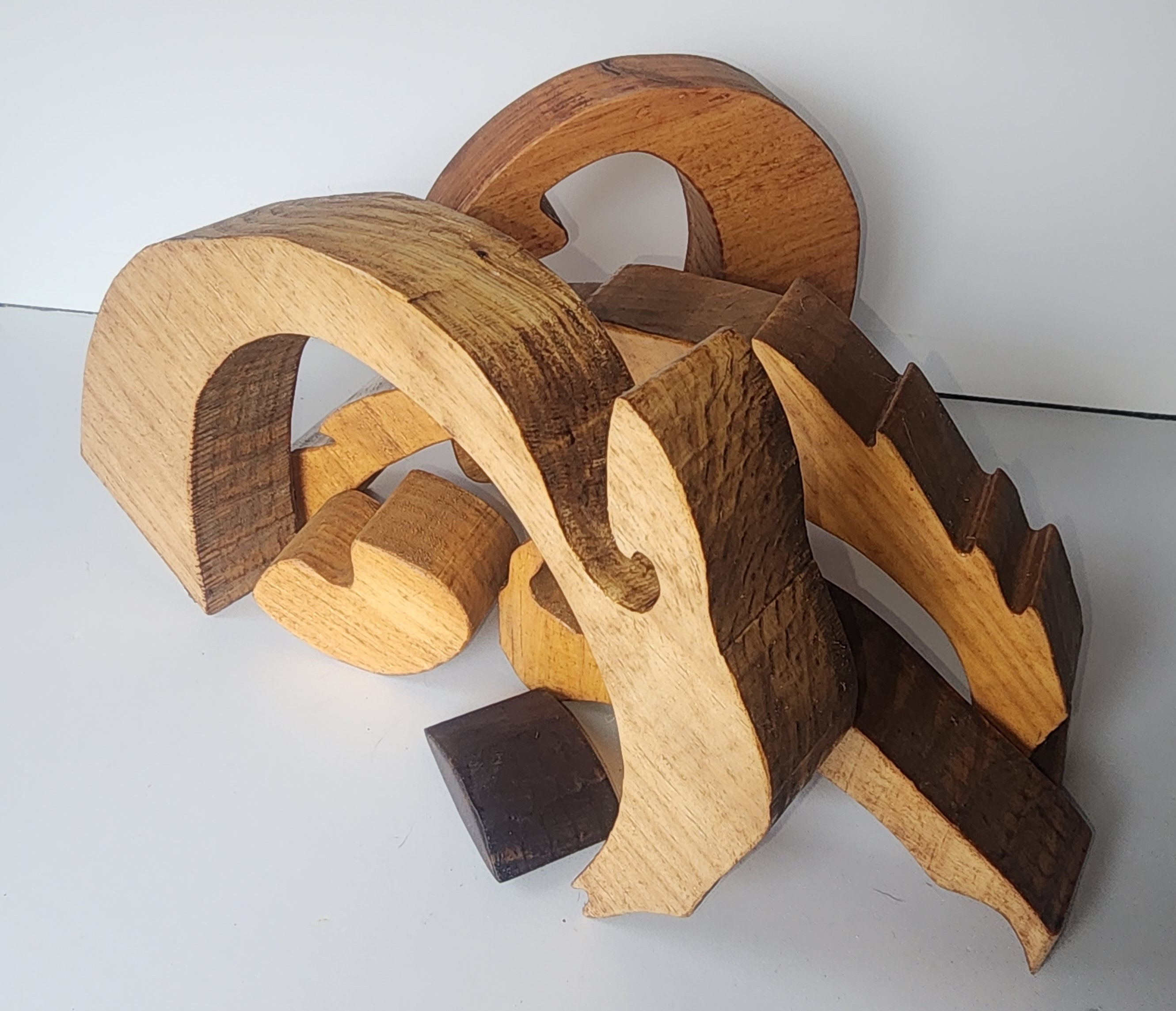 Artsy Horsehead Puzzle, Equine Decor, Shelf Art, Wooden Horse Sculpture ...
