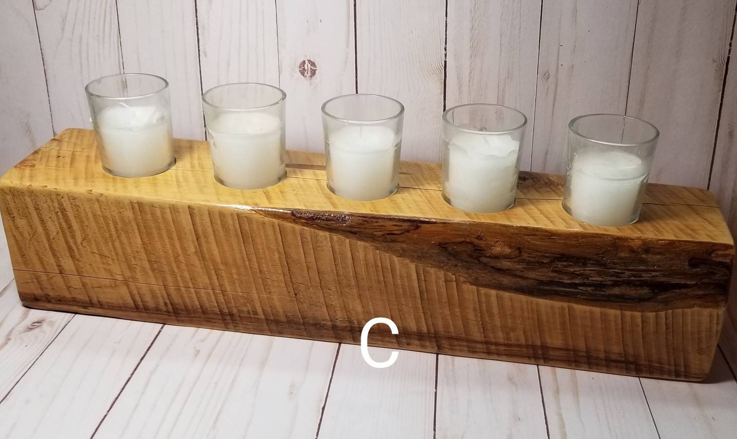 Barn Wood Candle Block, Vintage Barn Timber Decor, Candle Holder ...