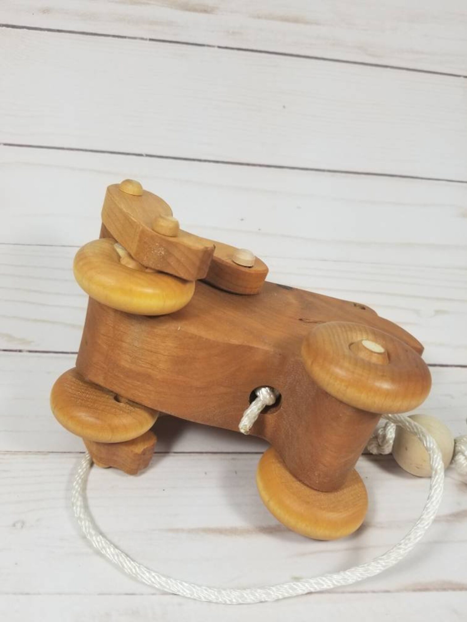 Hopping Frog, Push Toy, Rolling Toy, Nursery Decor, Baby Shower Gift ...