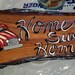 Red Truck Sign, Live Edge Plum Slab Sign, Wall Decor, Home Sweet Home ...