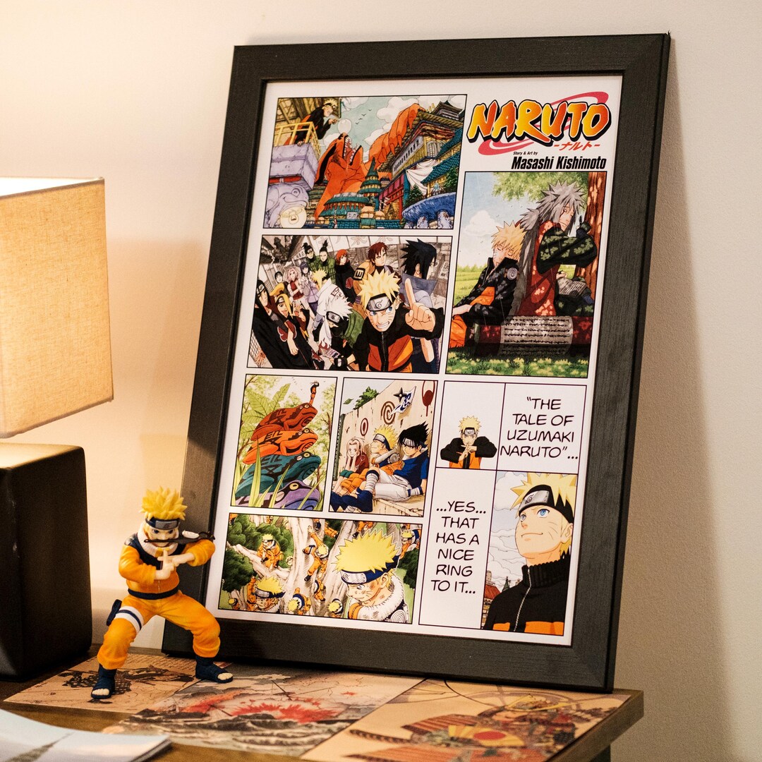 Anime Poster | Manga - Masashi Kishimoto | Art Print | Wall Art - Etsy ...