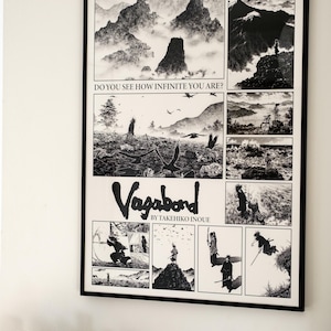 Vagabond Manga Anime Poster Wall Art | Takehiko Inoue Fine Art Print - Etsy