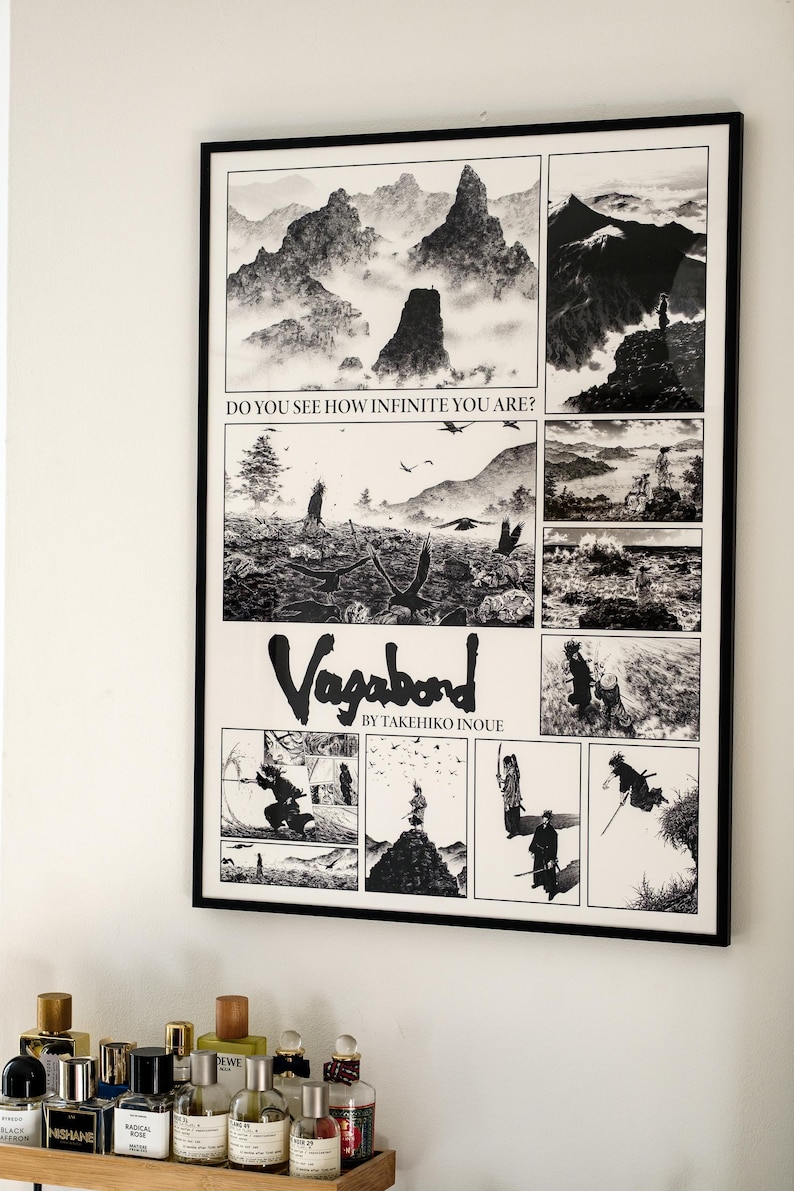 Vagabond Manga Anime Poster Wall Art | Takehiko Inoue Fine Art Print - Etsy