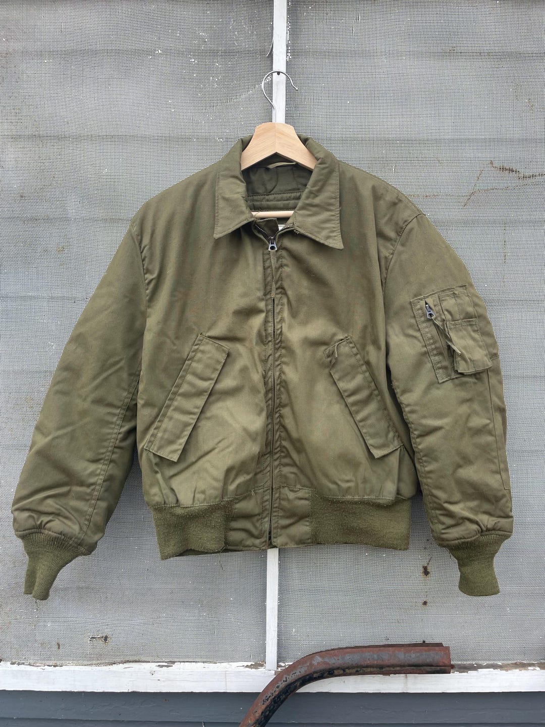 Vintage 80s US Army CVC Tanker Jacket Size Small Bomber Jacket - Etsy ...