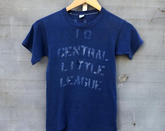 Vintage 50s Russell Southern T Shirt Little League Distressed Size ...