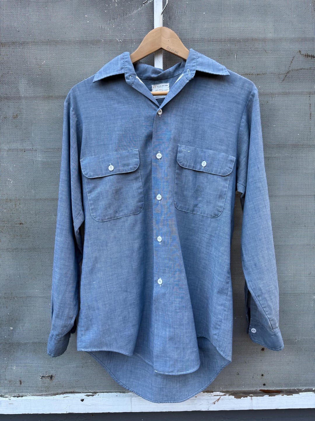 Vintage 70s Big Mac Chambray Button up Shirt Work Wear Selvedge - Etsy