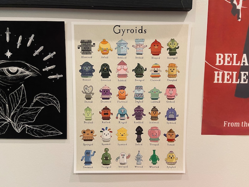 Gyroid Guide Art Print - Etsy
