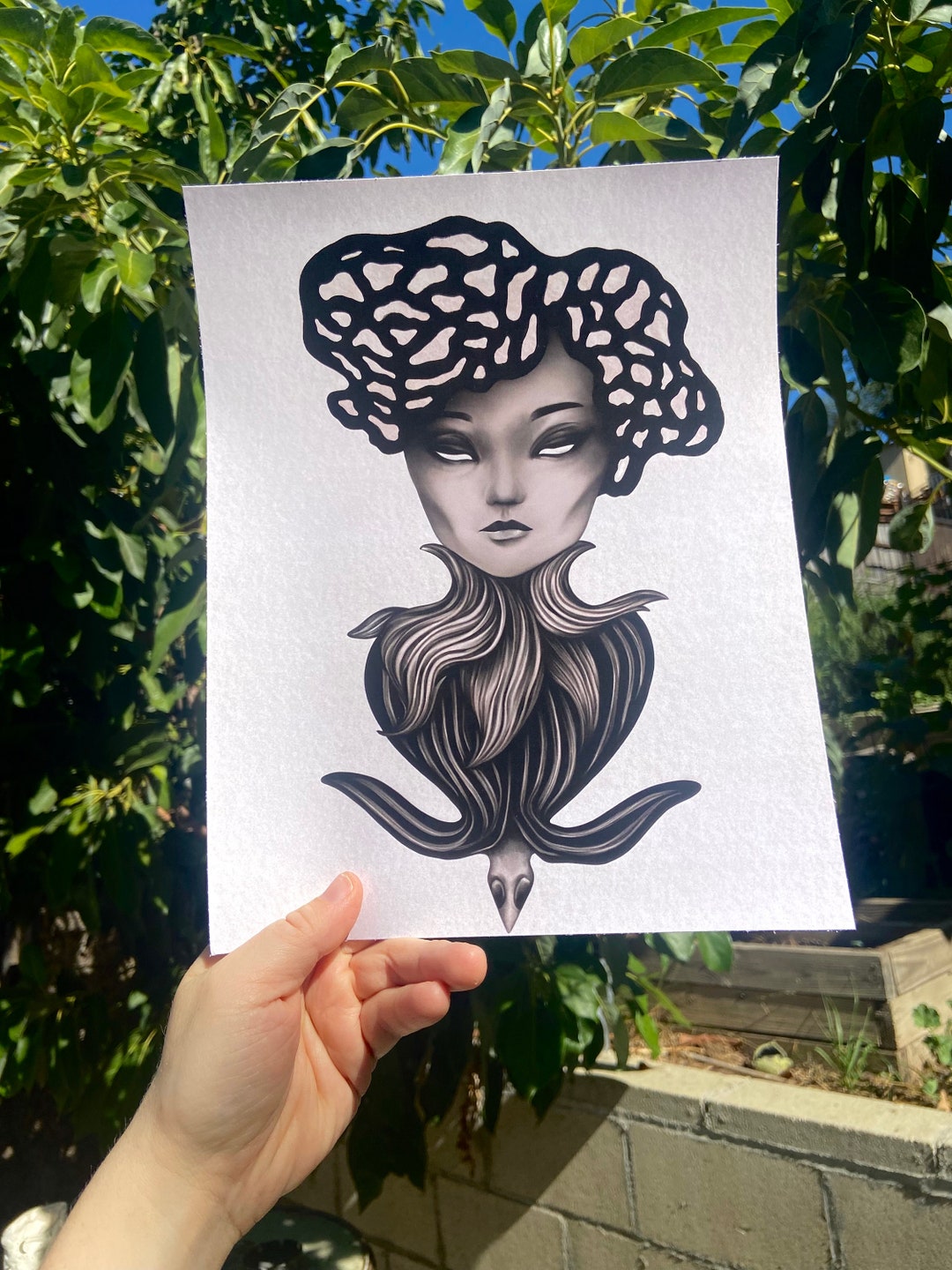 Botanical Witch Art Print - Etsy
