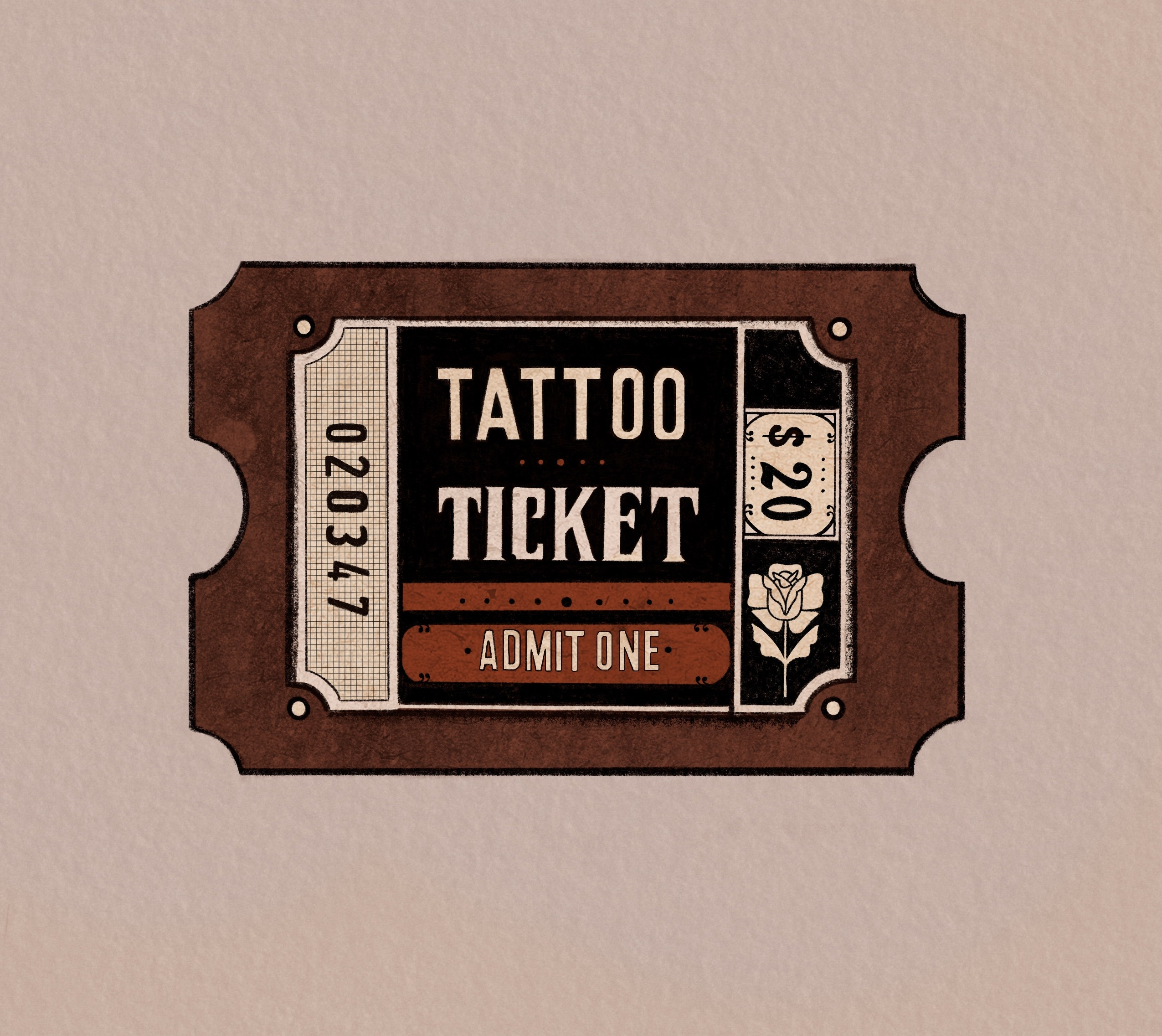 Tattoo Ticket! - Etsy
