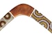 Traditional Aboriginal Hand Painted Hunting Boomerang | Dot Art Design ...