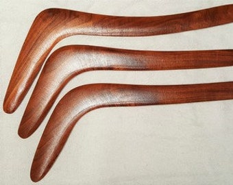 Traditional Aboriginal Hunting Boomerang Black Wattle Timber | Etsy ...