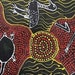 Framed Vintage - Original Aboriginal Art of Good Hunting by Jason Lannigan - Kimberley Region of ...