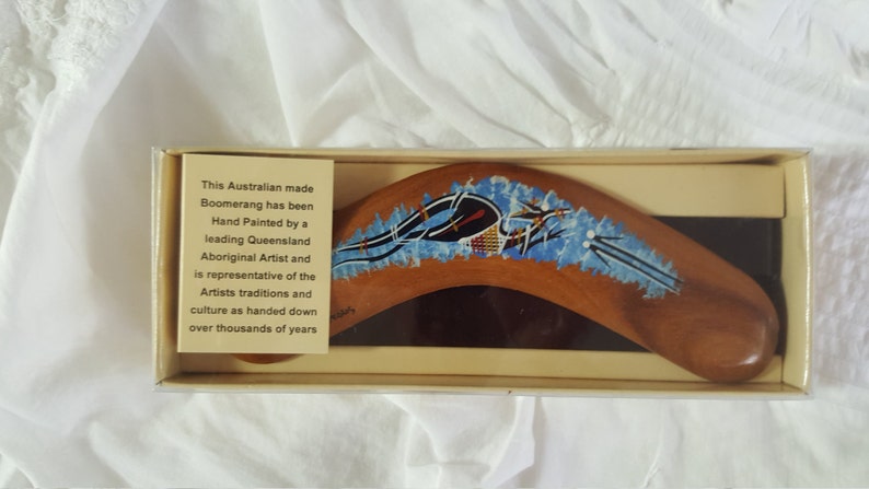 ENGRAVED Gift Boxed Boomerang - Etsy