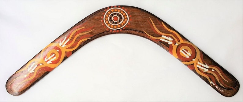 Returning Traditional Boomerang Tracks Design 16 Inch | Etsy