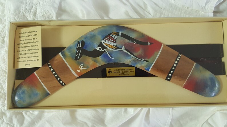 ENGRAVED Gift Boxed Boomerang - Etsy