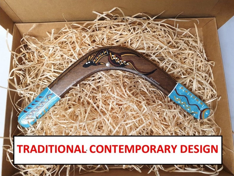 Gift Boxed Returning Boomerang with Card choose Left or Right Handed ...
