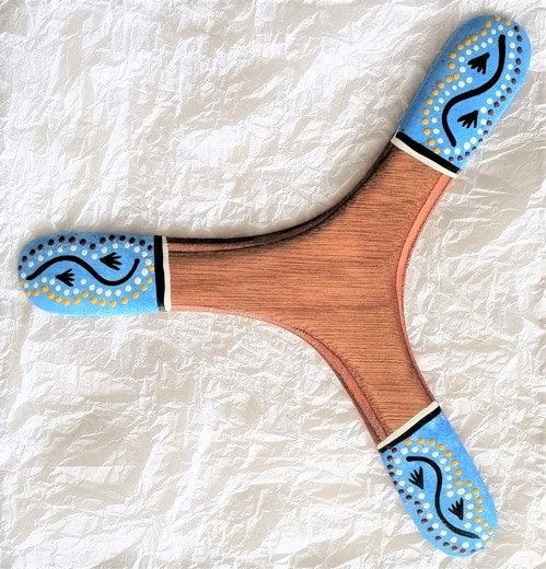 Tri Boomerang 3-blade Hand-made Wooden Boomerang Easy to - Etsy