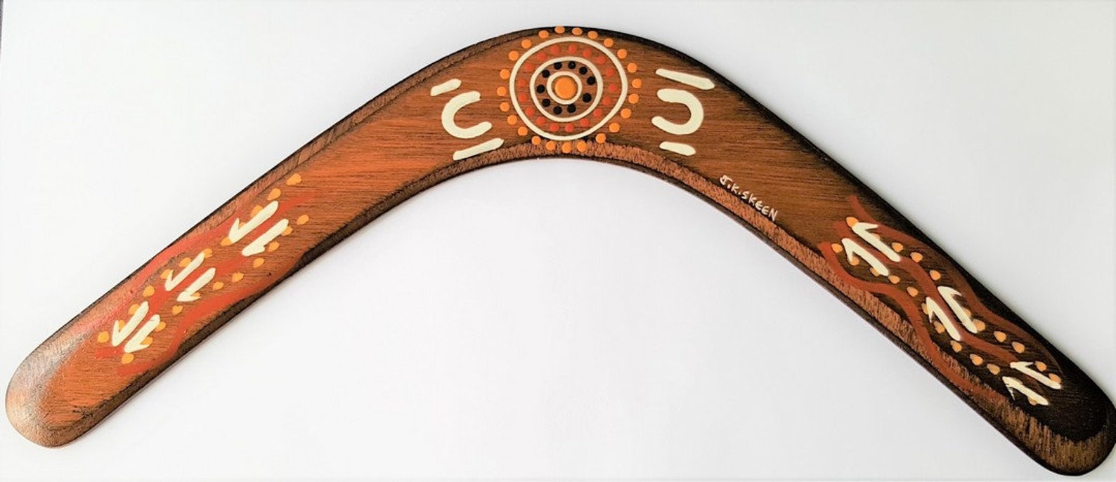 Returning Traditional Boomerang Tracks Design 16 Inch | Etsy