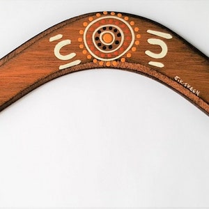 Returning Traditional Boomerang | Tracks Design |16 Inch | Choose Left ...