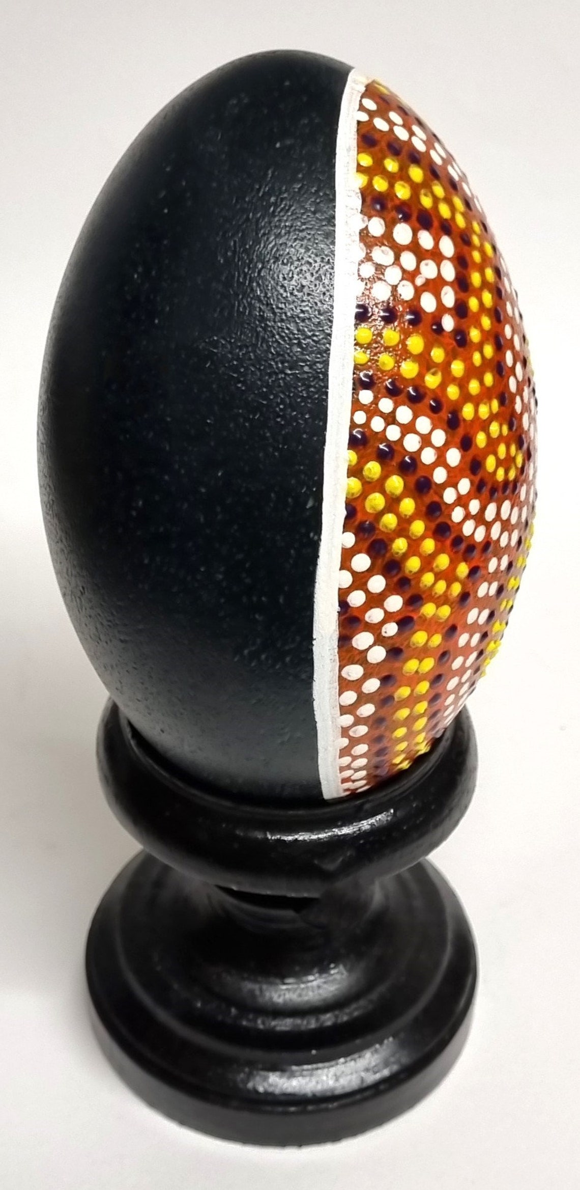 Aboriginal Hand Painted Emu Egg Dot Art Design - Etsy