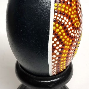 Aboriginal Hand Painted Emu Egg | Dot Art Design - Etsy