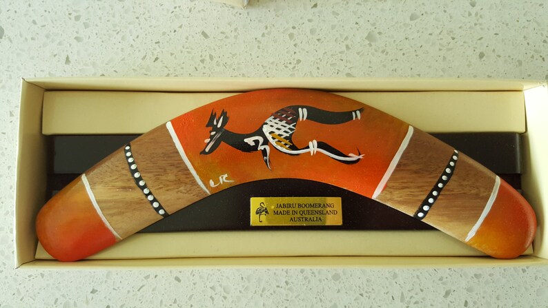ENGRAVED Gift Boxed Boomerang - Etsy