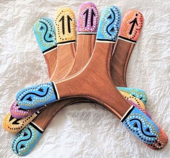 Tri Boomerang 3-blade Hand-made Wooden Boomerang Easy to | Etsy