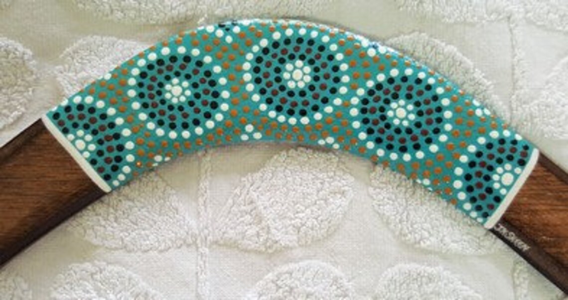 Returning Traditional Boomerang Dot Art Design 16 Inch - Etsy