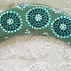 Returning Traditional Boomerang | Dot Art Design | 16 Inch ...