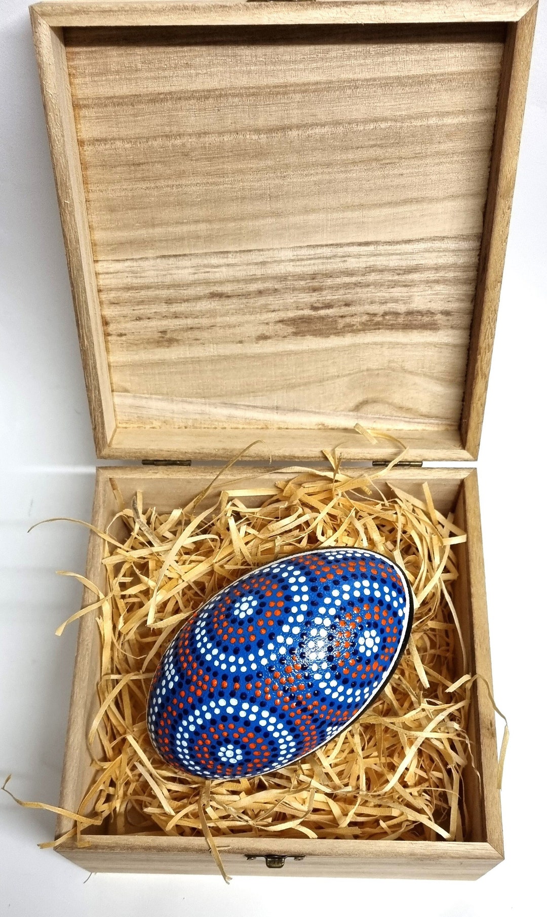 Aboriginal Hand Painted Emu Egg | Dot Art Design - Etsy