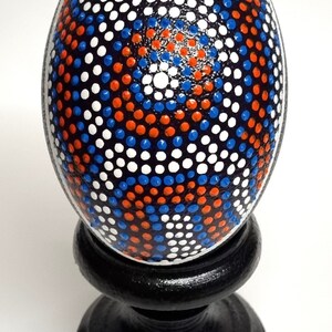 Aboriginal Hand Painted Emu Egg | Dot Art Design - Etsy