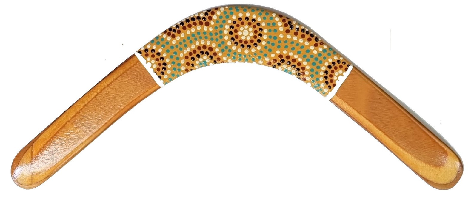 Returning Traditional Boomerang | Dot Art Design | 16 Inch ...