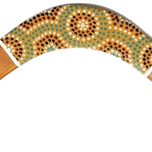 Returning Traditional Boomerang | Dot Art Design | 16 Inch ...