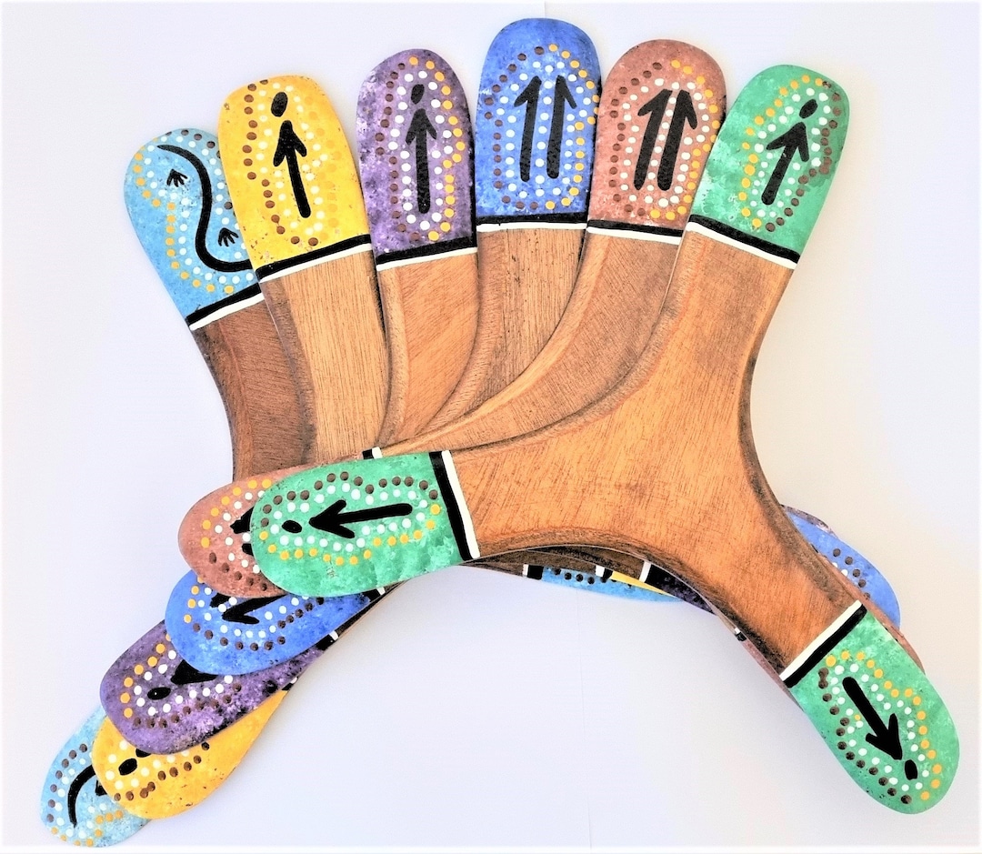 Tri Boomerang | 3-blade Hand-made Wooden Boomerang | Very Easy to Throw ...