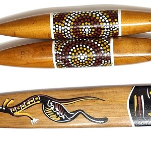 Aboriginal Musical Instruments | Clap Sticks and Bullroarer | Gift Pack ...
