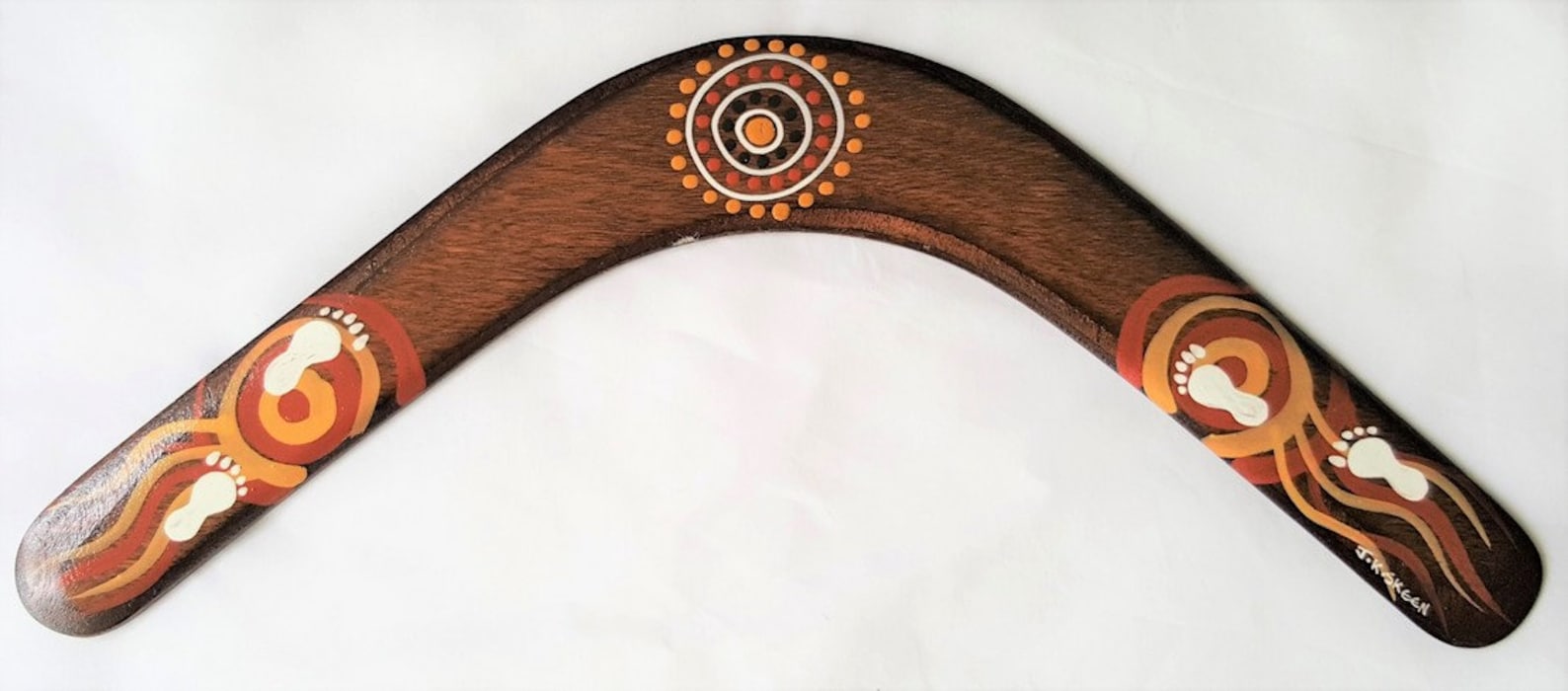 Returning Traditional Boomerang Tracks Design 16 Inch | Etsy